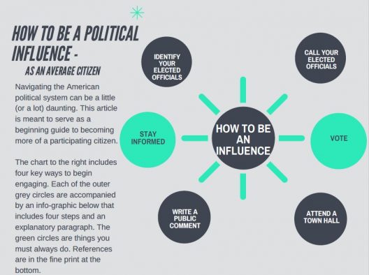 How to be a political influence – as an average citizen
