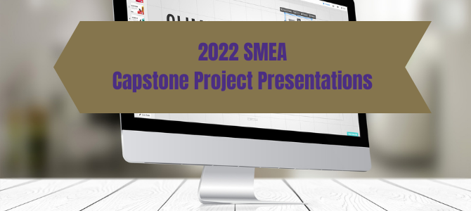 Capstone Projects to Be Presented
